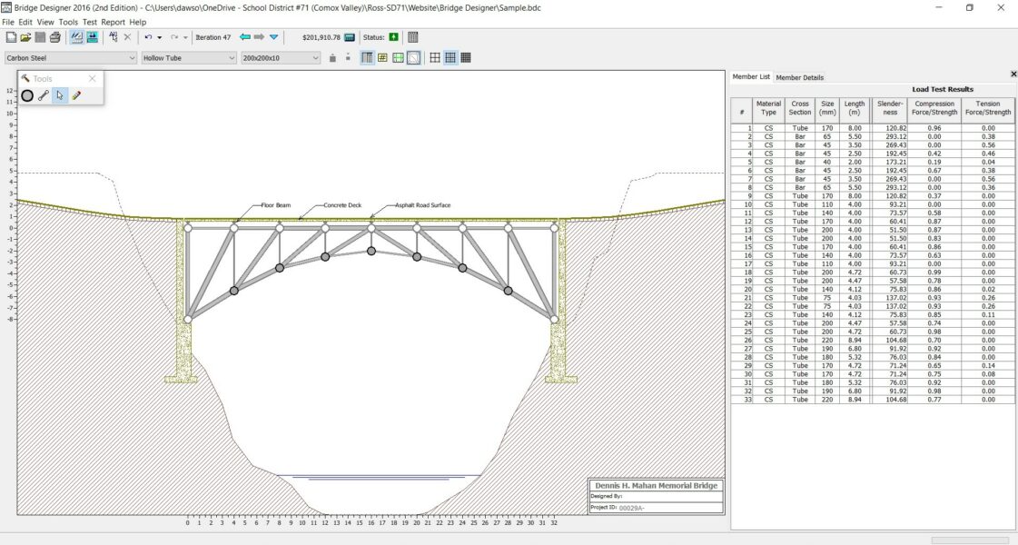 Bridge Designer – Tech – GP Vanier