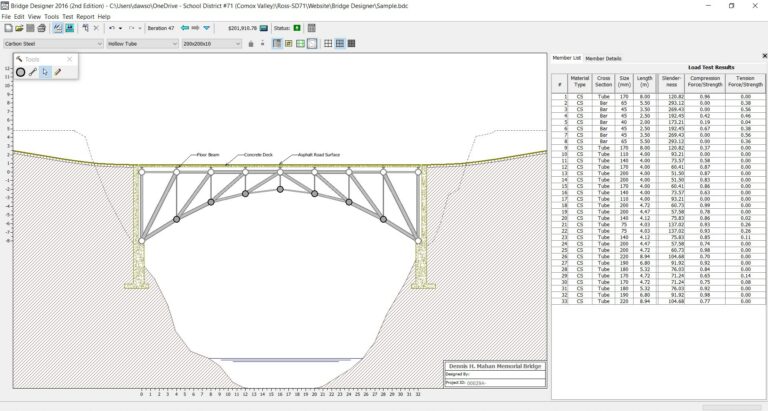 Bridge Designer – Tech – GP Vanier